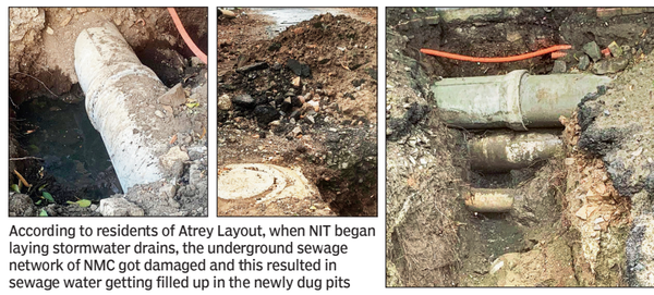 Nit: Double Trouble: Stormwater Work Damages Existing Sewage Network ...
