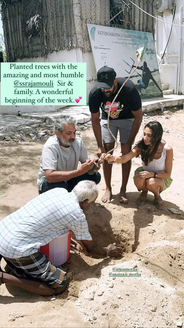 SS Rajamouli and family unwind in Tamil Nadu's Tuticorin; see pics ...