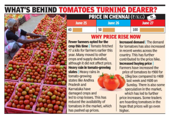 Tomato prices in Chennai: Tomato prices break the bank; double in two days in Chennai | Chennai ...
