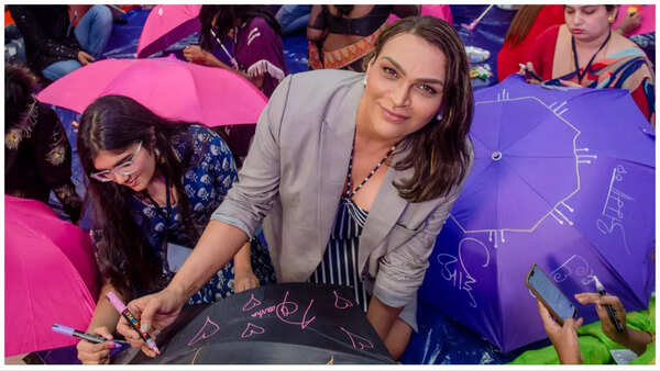 50 members of transgender community along with trans designer Saisha ...