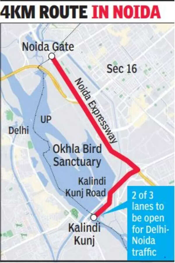 One Lane Of Kalindi Kunj Rd To Be Kept Free For Kanwar Yatra | Noida ...