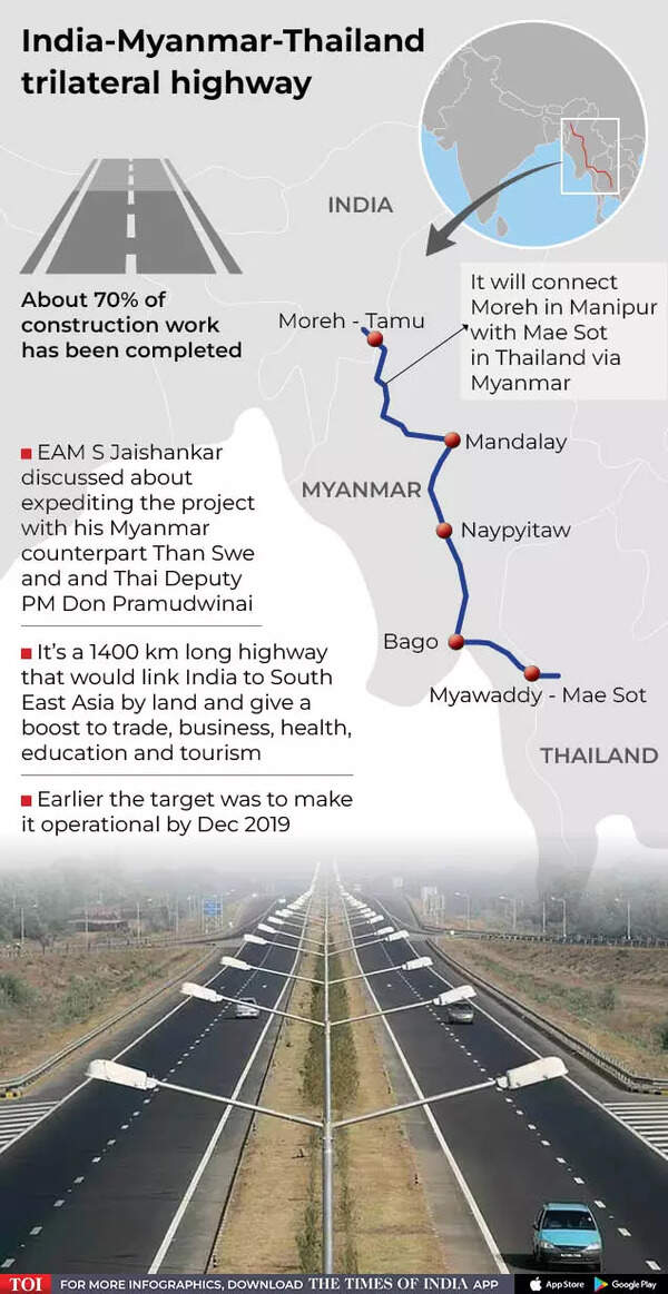 India Myanmar Thailand Highway: S Jaishankar reviews ASEAN-India ties ...