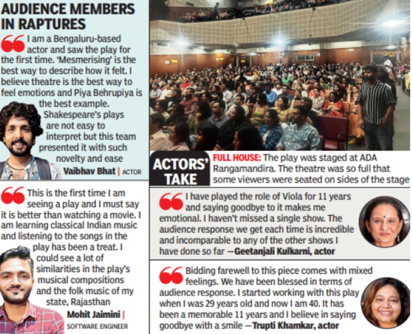 Piya Behrupiya Bids Goodbye Tosouth India With Last Show In City ...