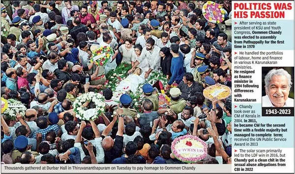 Oommen Chandy: Puthuppally’s Puthran, Kerala’s Paragon | Thiruvananthapuram News - Times of India