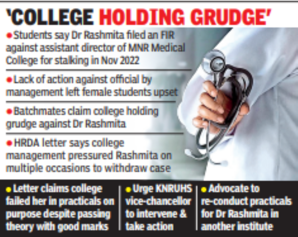 Docs: Medico Made To Fail After Fir Against Faculty | Hyderabad News ...