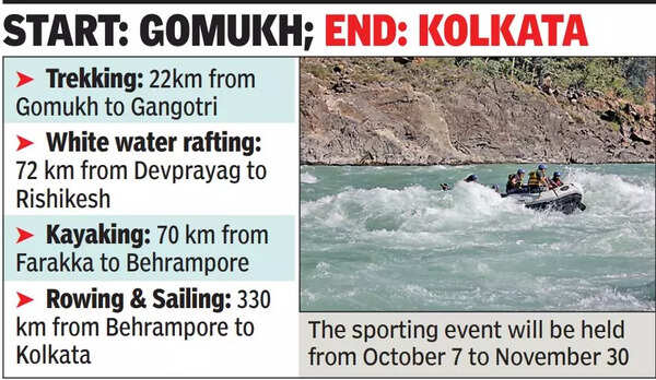 Sea Explorers: Sea Explorers To Flag Off 500km River Pentathlon | Kolkata News - Times of India