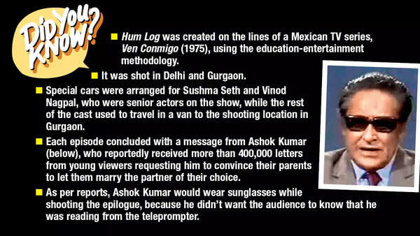 ‘Hum Log had a soul, it connected with everyone’ - Times of India