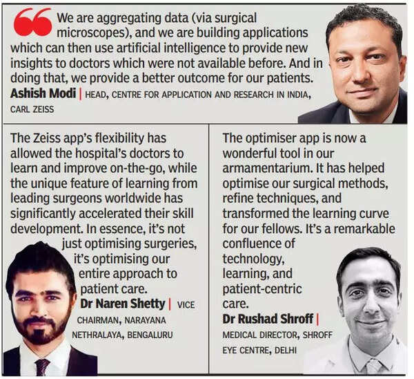 Carl Zeiss’ engineers in India are helping analyse surgeries - Times of ...
