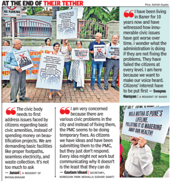 Traffic: Over 200 Citizens Stage Protest Against Lack Of Civic ...