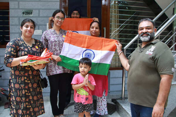 #IndependenceDay: NGO distributes National Flag to residents | Events ...