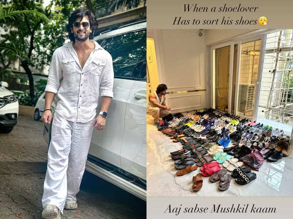Ajooni actor Shoaib Ibrahim gives a peek into his massive shoe ...