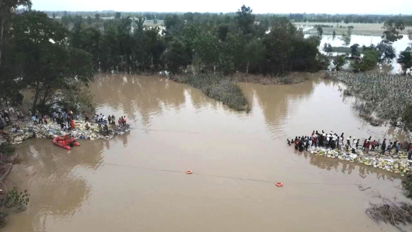 Punjab: Beas river water levels decrease, Dera settlements remain ...