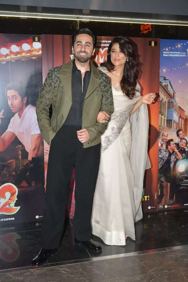 Aditya Roy Kapur, Siddhant Chaturvedi, Navya Naveli Nanda, Suhana Khan: Celebs attend Ayushmann ...