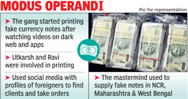 Gang dealing in Farzi notes busted; 5 held | Lucknow News - Times of India