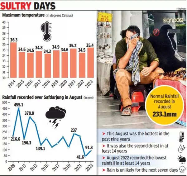 Delhi Weather News: Was August scorching? well, it was hottest ...