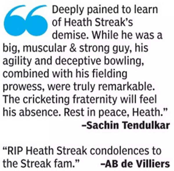 Heath Streak passes away: Tributes pour in for Zimbabwe legend ...