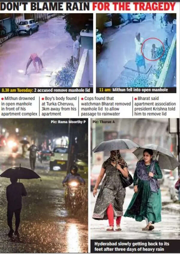 Manhole death: Cover slid open by 2 residents & 4-year-old fell into ...