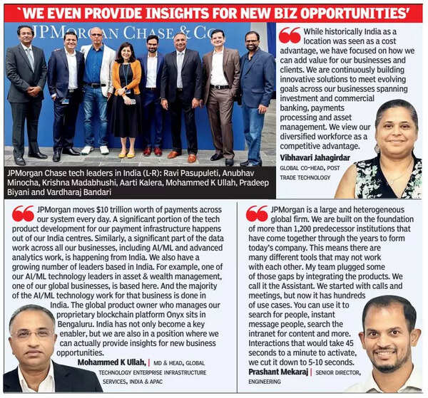 JPMorgan Chase: India talent helps transform the world’s biggest bank ...