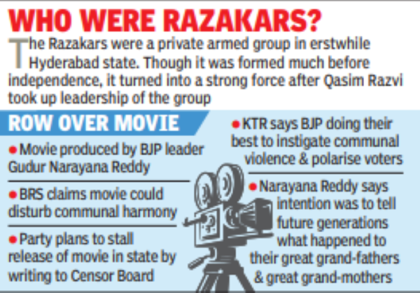 Wetland: Now, Pink & Saffron Set To Spar On ‘razakar’ Film | Hyderabad ...