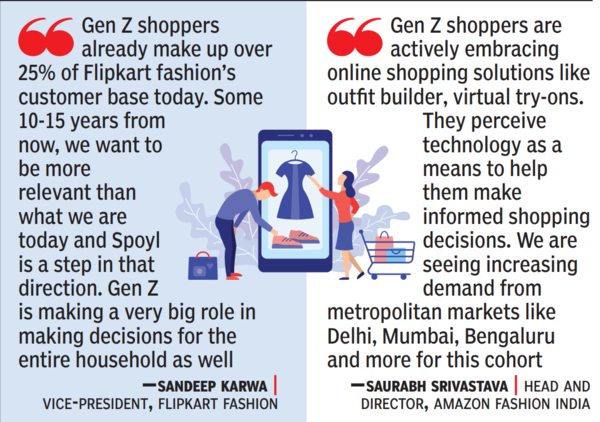 Flipkart, Amazon eye share of Gen Z wallet - Times of India