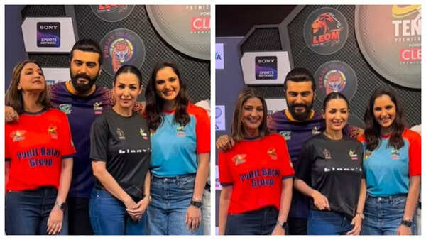 Arjun Kapoor and Malaika Arora engage in fun banter as they pose for ...