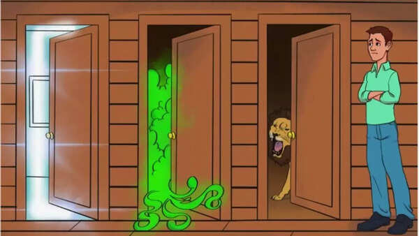 IQ Test: Help the man choose the safest exit door in 15 seconds ...