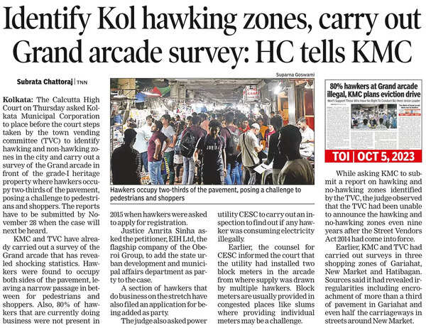 World Cup: Two Surveys To Identify Hawker Zones Across City | Kolkata ...