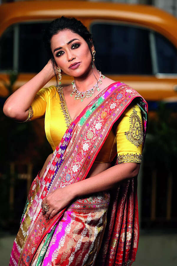 Sohini’s Nabami lookbook unveiled | Bengali Movie News - Times of India