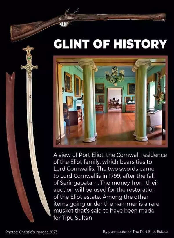 Tipu’s swords to spruce up estate of Cornwallis kin | India News ...