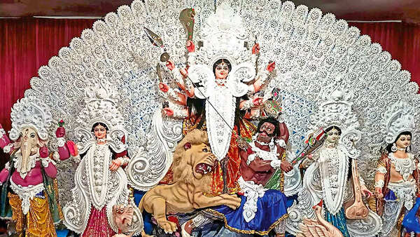 Hyderabad’s Durga Puja Pandals: A Confluence of Art, Tradition and AI | Telugu Movie News ...