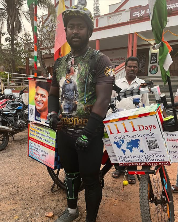 This Puneeth Rajkumar fan’s cycling tribute to his idol began 2 yrs ago ...