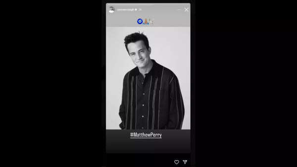 "Oh, so warm water...": Matthew Perry's last post on Instagram ...
