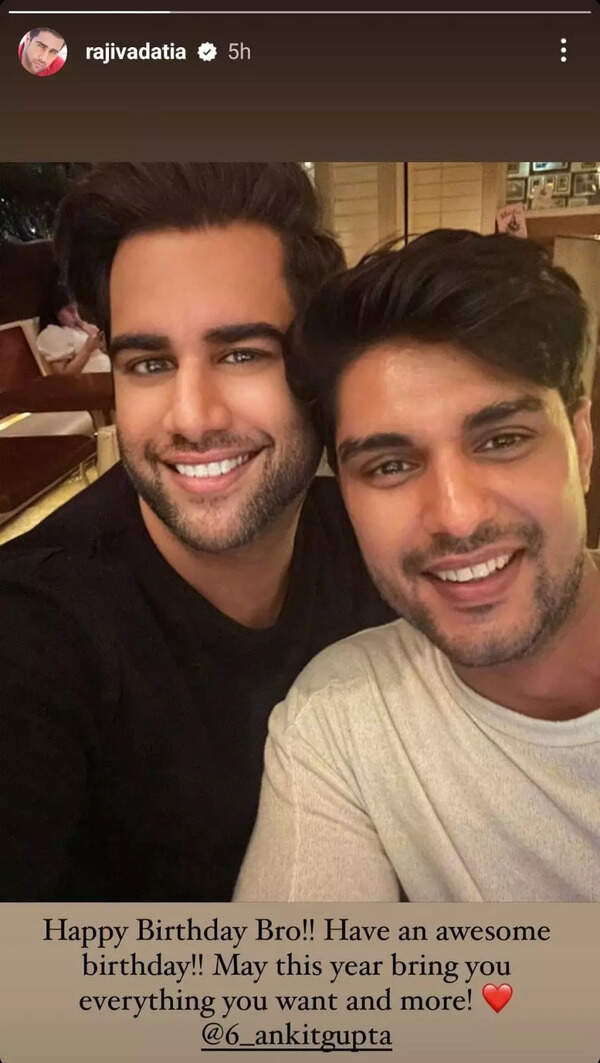 Udaariyan fame Ankit Gupta celebrates his 35th birthday with good ...