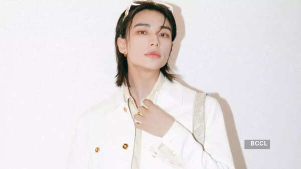 K-Pop idol Hyunjin is the star of Versace's 2023 Holiday campaign | - The Times of India