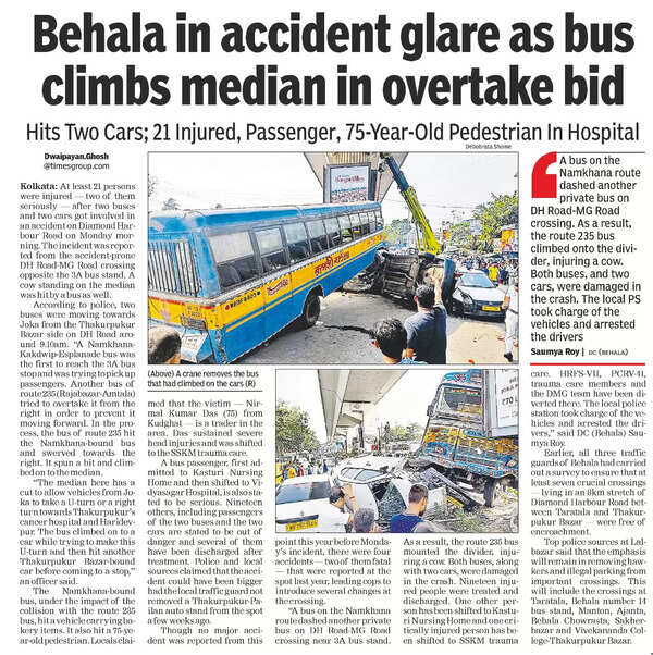 Rabies: Thakurpukur Accident: Ex-cid Officer Dead; Killer Bus Has 348 ...