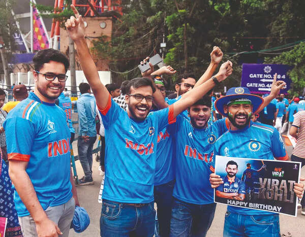 Kolkata goes into a frenzy for India vs South Africa match and kohli’s ...