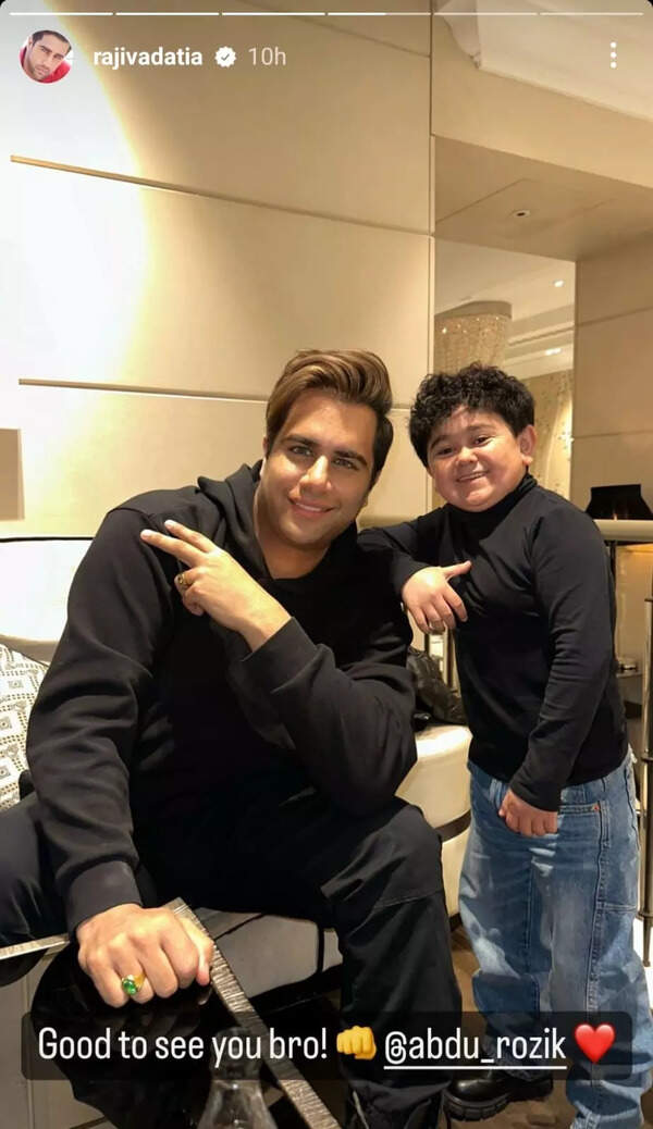 Rajiv Adatia meets Bigg Boss 16 fame Abdu Rozik; the duo share a ...