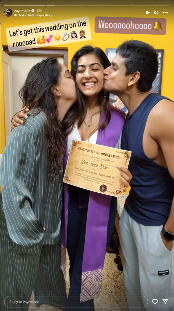 Aamir Khan's niece Zayn Marie reveals she will officiate cousin Ira ...