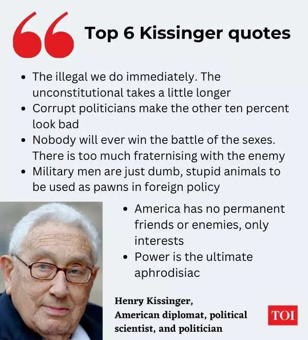How Henry Kissinger went from ‘Indians are b******s’ to ‘Indians are ...
