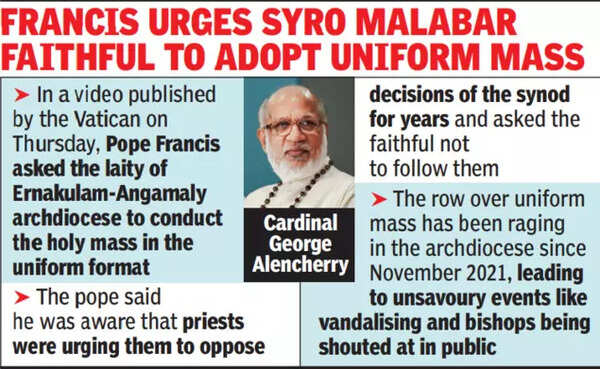 Alencherry abdicates, church remains split | Kochi News - Times of India