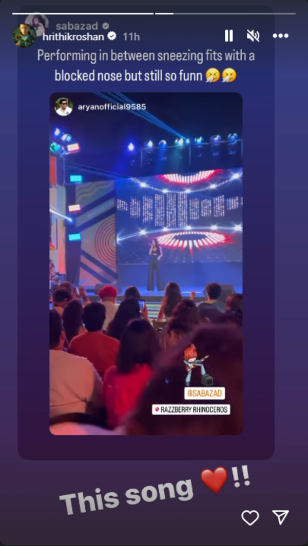 'Kho Gaye Hum Kahan': Hrithik Roshan praises Saba Azad for her song 'I ...