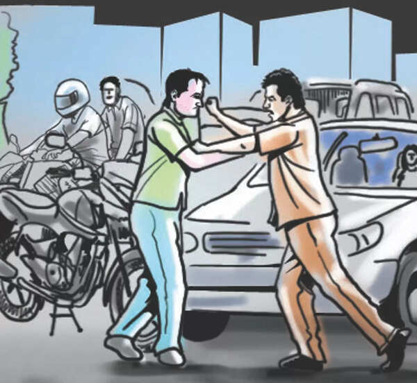 Parking Row: Parking Row Escalates, Paldi Shop Ransacked | Ahmedabad ...
