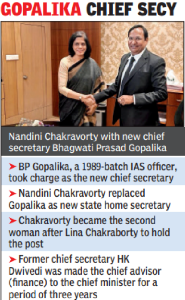 After 25 yrs, Bengal gets a woman home secy | Kolkata News - Times of India