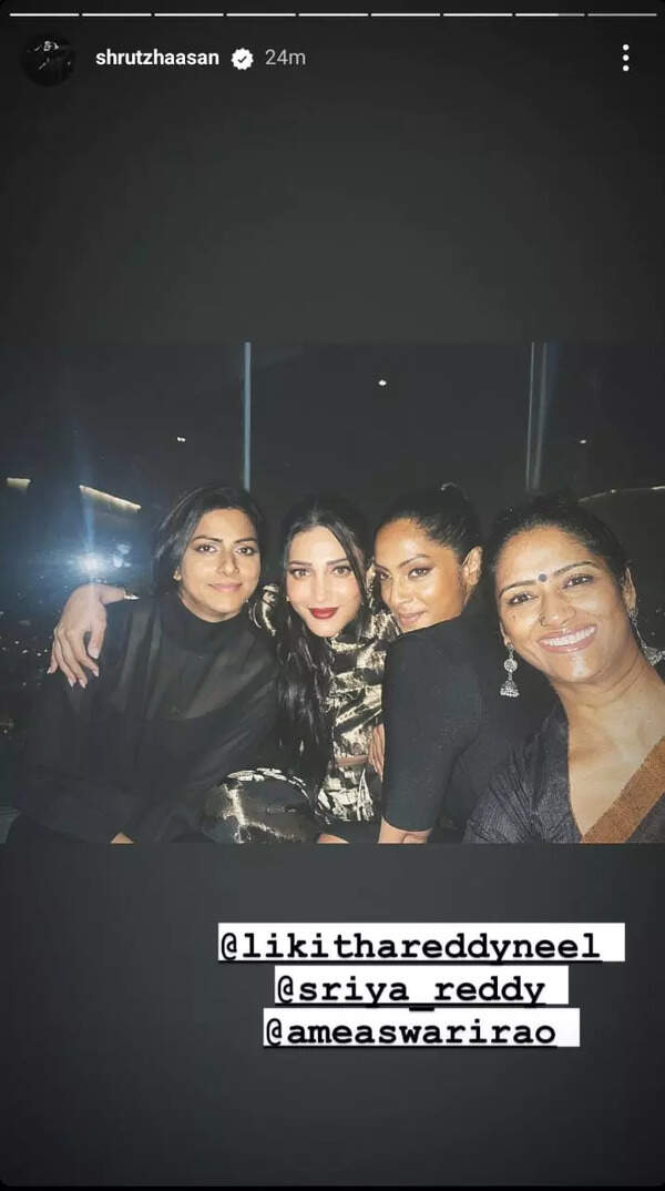 Shruti Haasan, Sriya Reddy and Easwari Rao - The women of Salaar ...