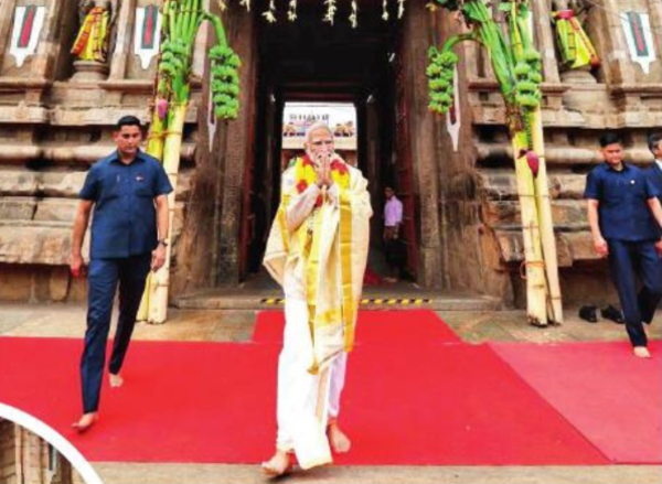 At Rameswaram, feet of India, PM Modi starts final journey to open Ram ...
