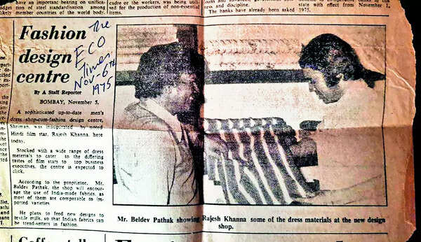 Rajesh Khanna’s guru kurtas designed by Supriya Pathak’s father | - Times of India