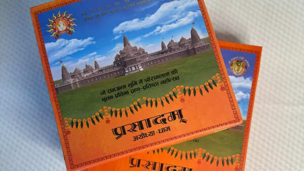 Ram Mandir Prasad: Special Prasad Box with 7 Items | Details Inside ...