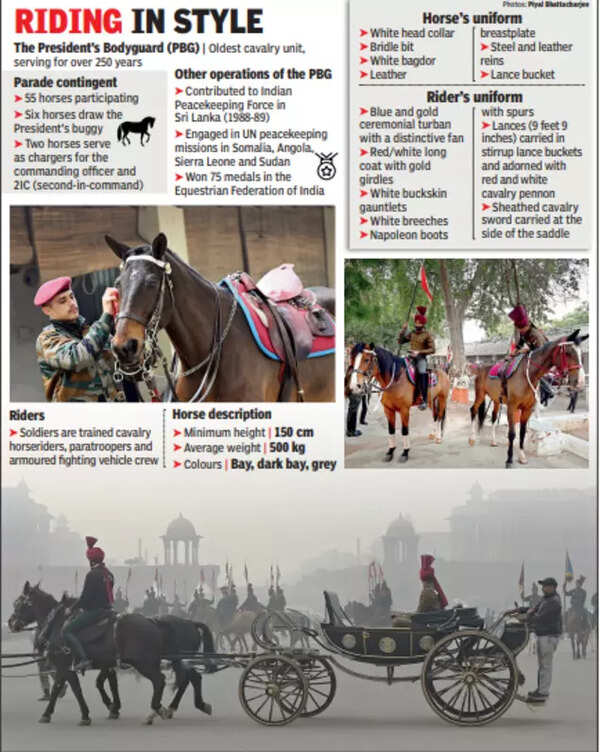 Republic Day Parade: All The President’s Horses: Elite Unit In Saddle ...