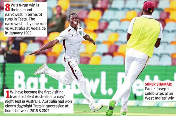 2nd Test: Shamar Joseph inspires West Indies to historic win against ...