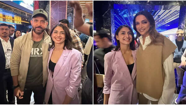 Hrithik Roshan and Deepika Padukone pose with Seerat Mast: see pic ...